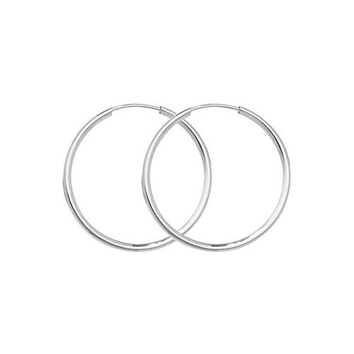 John Medhurst 9ct White Gold 22mm Sleepers