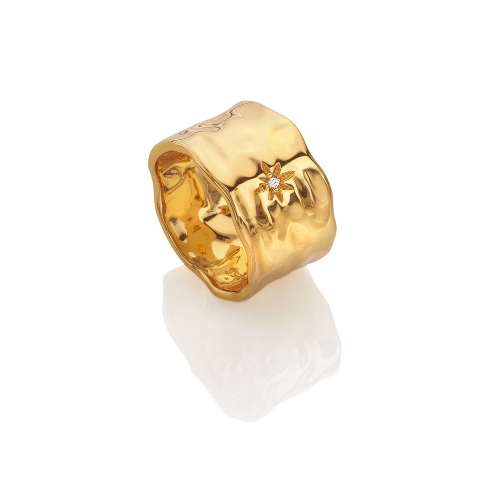 Hot Diamonds HD X Golden Edit Lunar Statement Ring – John Medhurst